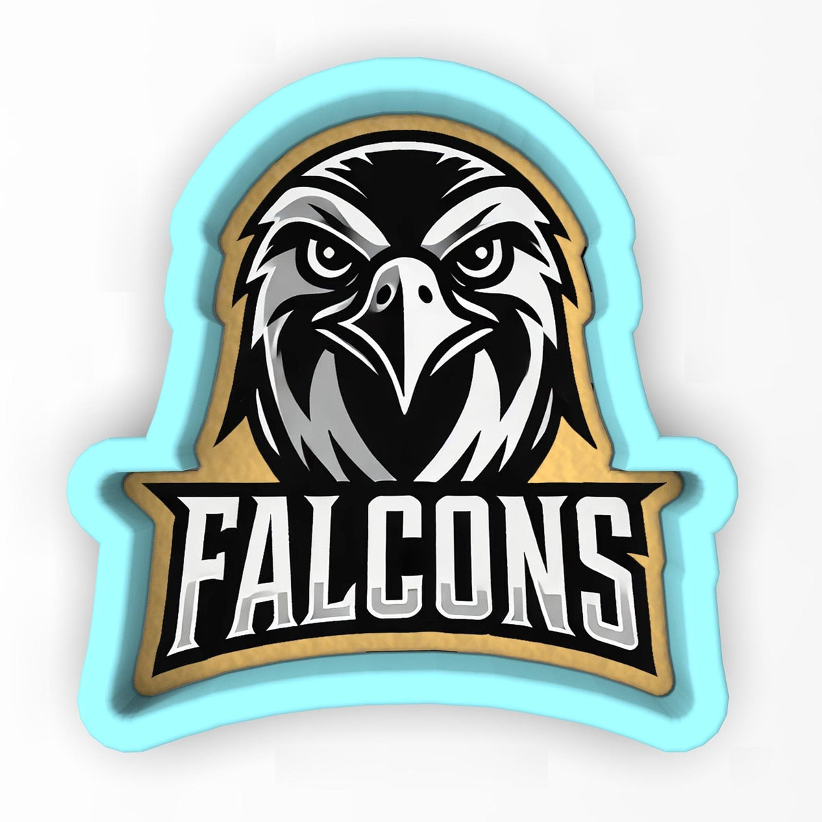 falcons-1-cookie-cutter-stamp-stencil-sharp-edges-fast-shipping-choose ...